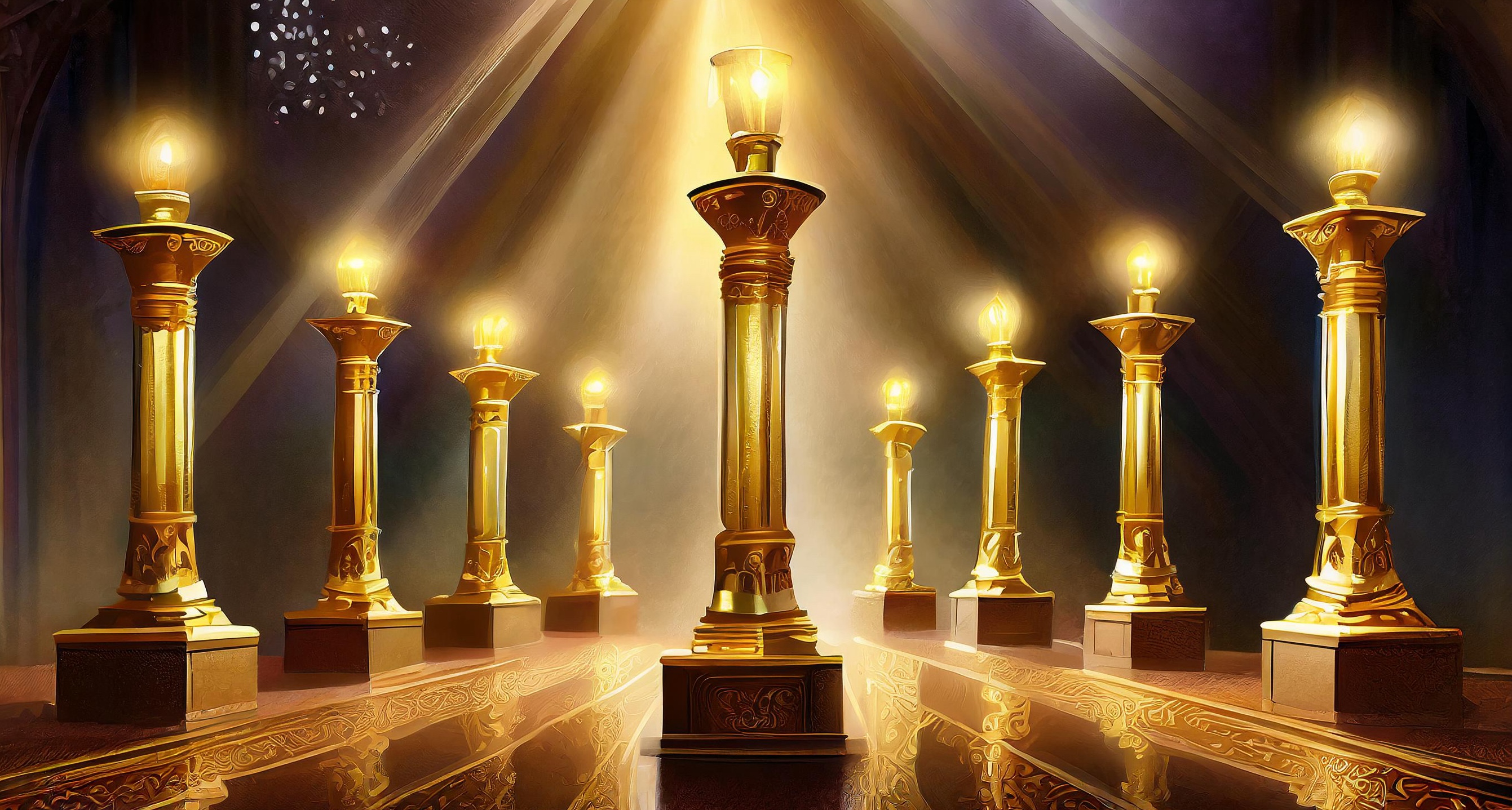 Seven Golden Lampstands – Apocalypse Arts